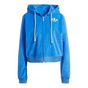 Adidas Adicolor Heritage Now Velour Full Zip Hoodie