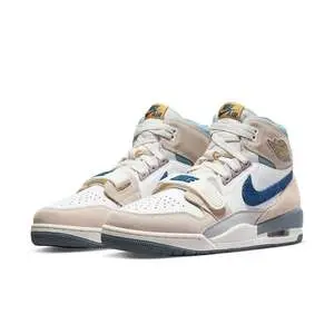 JORDAN Air Legacy 312 High Top Sneakers - Cream/white/blue