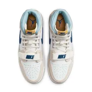 JORDAN Air Legacy 312 High Top Sneakers - Cream/white/blue