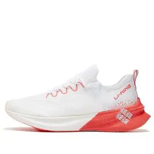 LI-NING Feidian Challenger Athletic Sneakers - White/red