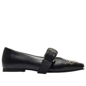 Onitsuka Tiger Ballerina Studded Flats - Black/silver