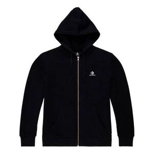 CONVERSE Embroidered Star Chevron Full-zip Hoodie - Black