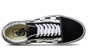 VANS Old Skool Mix Checker Low Top Sneakers - Black