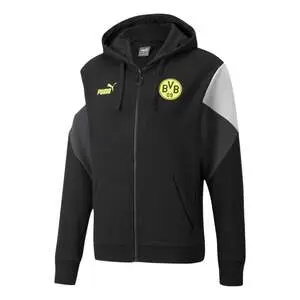 PUMA Bvb Ftbl Culture Fz Jacket - Black