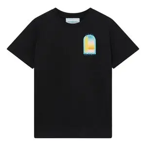 Casablanca L'arc Colore Printed T-shirt - Black