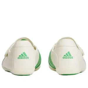 Adidas X Pharrell Williams Vario Flat Earther Sneakers - Cloud White/core Green