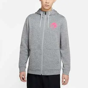 Nike Therma Zip-up Training Hoodie - Gray