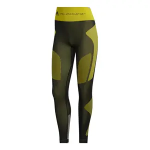 Adidas By Stella Mccartney Seamless Training Leggings - Green