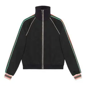 Gucci G Alphabet Knit Zipper Jacket - Black