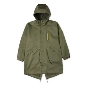 CONVERSE Coordinates Hooded Long Jacket - Green