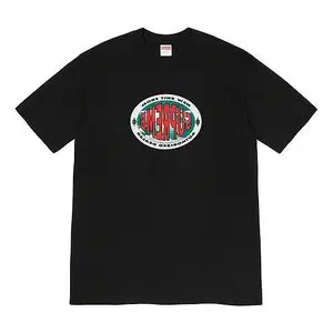 Supreme Fw19 Week 1 New Shit Tee Logo Tee - Black