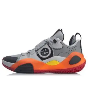 LI-NING Wade All City Basketball Sneakers - Gray/orange
