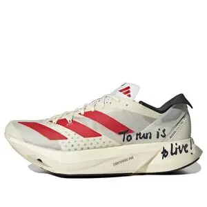 Adidas Adidas Adizero Adios Pro 3 Athletic Sneakers Beige/red