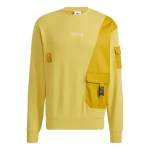 Adidas Originals Contrasting Color Splicing Knit Pullover - Default Color