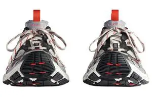 Balenciaga 10xl Sneaker - Grey/white/red