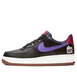 Nike Nike Air Force 1 Low Shibuya Black Sneakers Back/red/purple
