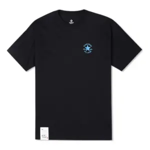 CONVERSE Chuck Taylor Logo Tee Asia Sizing 'black - Black/blue