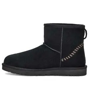 UGG Classic Mini Deco Suede Boot - Black