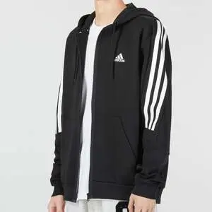 Adidas M Fi 3s Fz Logo Hoodie