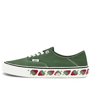 VANS Authentic Low Top Sneakers With Graphic Detailing - Green
