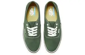 VANS Authentic Low Top Sneakers With Graphic Detailing - Green
