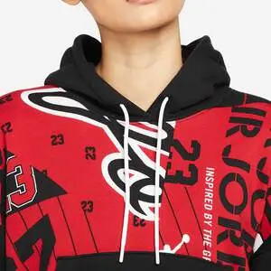 JORDAN Air Fleece Allover Printed Hoodie