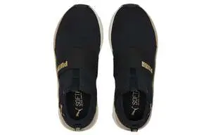 PUMA Softride Sophia Slip On Sneakers - Black