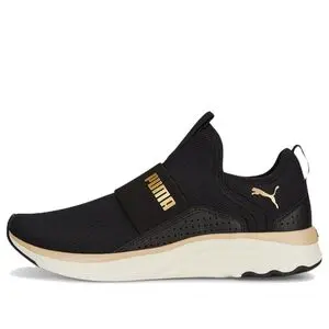 PUMA Softride Sophia Slip On Sneakers - Black