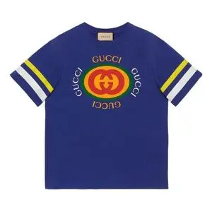 Gucci Cotton Jersey T-shirt - Blue