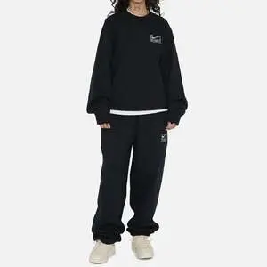Nike X Stussy Wash Crew Fleece - Black