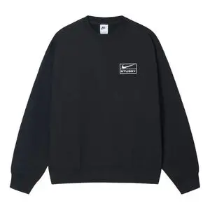 Nike X Stussy Wash Crew Fleece - Black