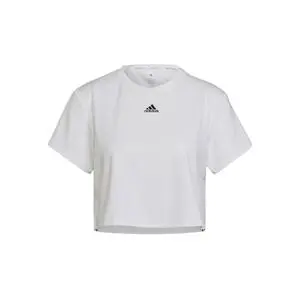 Adidas Cropped T-shirt With Crewneck - White