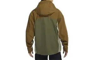 Nike Colorblock Hooded Jacket - Brown