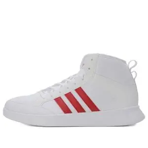 Adidas Court80s Mid Top Sneakers - White/red