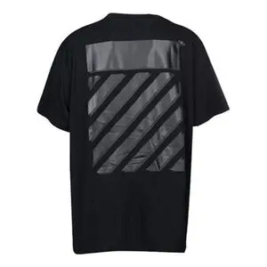 Off-White Ss22 Pattern Cotton Short Sleeve Black