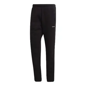 Adidas Originals Solid Color Printing Sports Pants/trousers/joggers Black - Multi-color