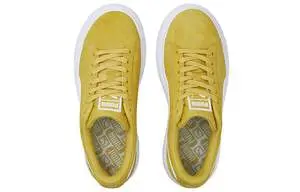 PUMA Suede Mayu "bamboo White - Yellow/white