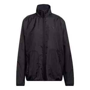 Adidas Run Icons 3bar Running Windbreaker Jacket - Black