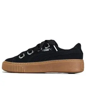 PUMA PUMA Platform Kiss Suede Low Top Sneakers Black