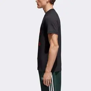 Adidas Originals Trefoil Tee Casual Sports Short Sleeve - Black