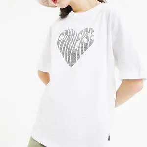 CONVERSE Heart Graphic T-shirt - White