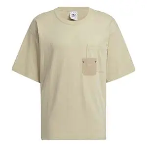 Adidas Originals Adicolor Pocket Tee 'beige - Beige/white