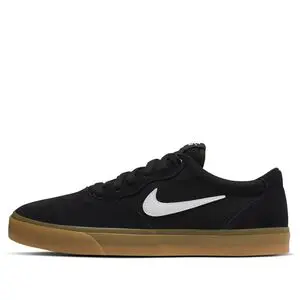 Nike Chron Slr Sb Gum Low Top Sneakers - Black