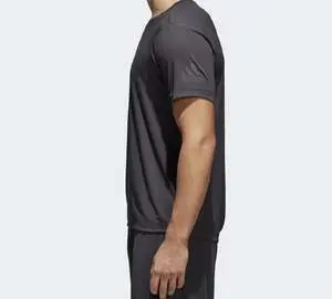Adidas Logo Printing Sports Short Sleeve T-shirt - Black