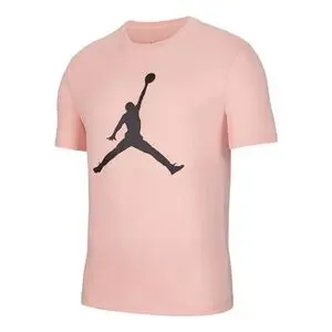 JORDAN Jumpman Short Sleeve Coral T-shirt - Red