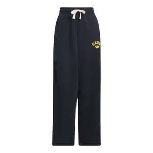 Adidas Collegiate Wide Leg Sweat Pants Asia Sizing - Black
