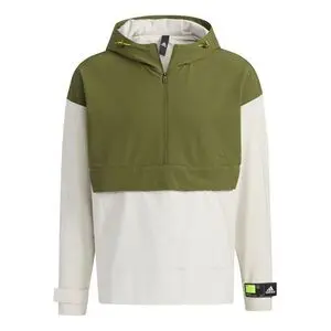 Adidas Woven Anorak Jacket - Brown