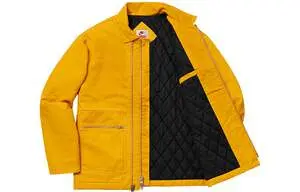 Supreme Fw18 X Nike Double Zip Quilted Work Jacket