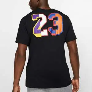 JORDAN Short Sleeve Graphic Tee - Black