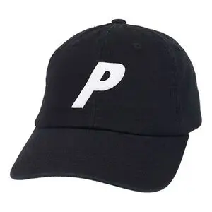 PALACE P 6-panel Logo Cap - Black